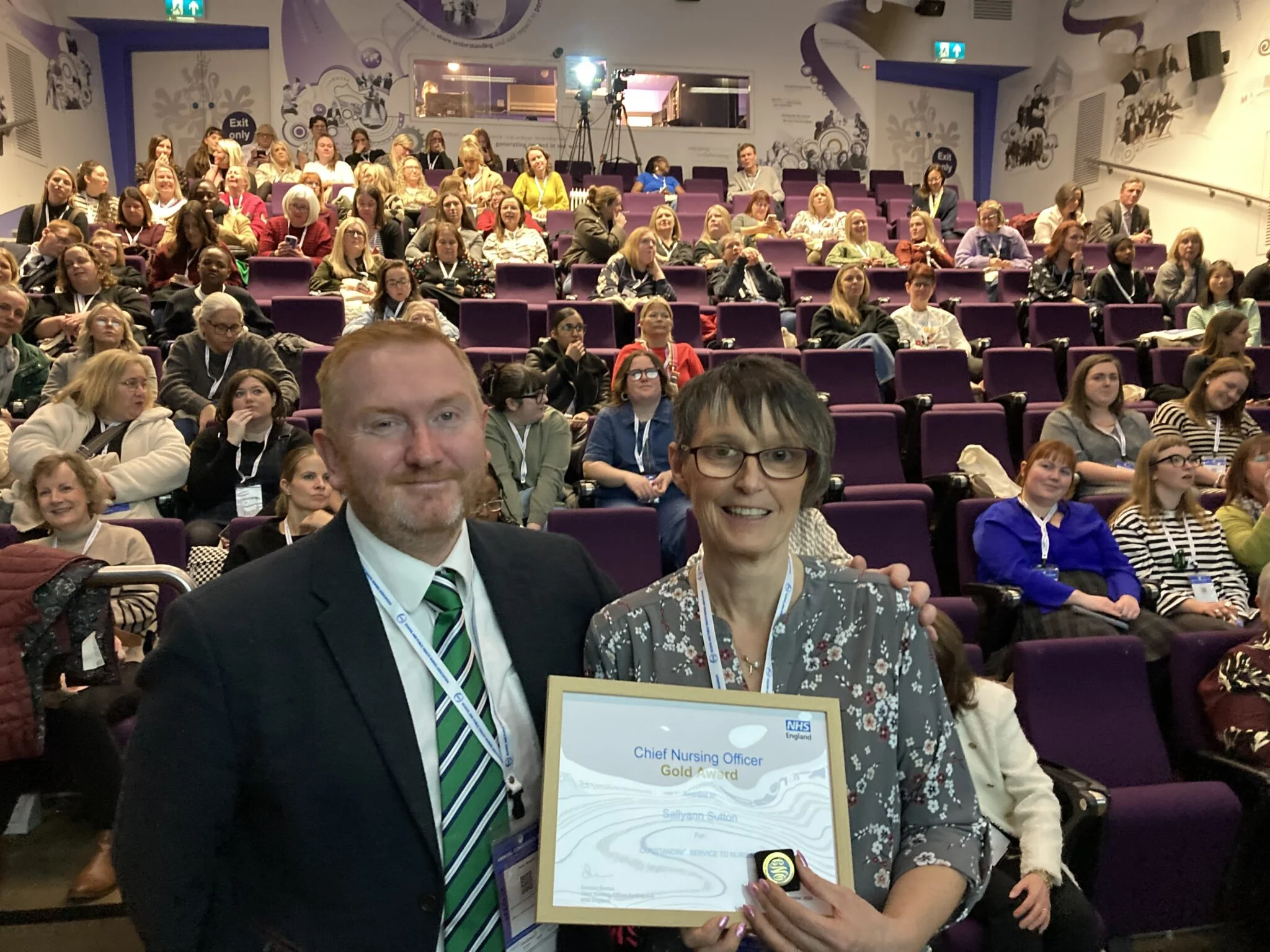 Sallyann Sutton awarded the Chief Nursing Officer Gold Award! | SAPHNA ...